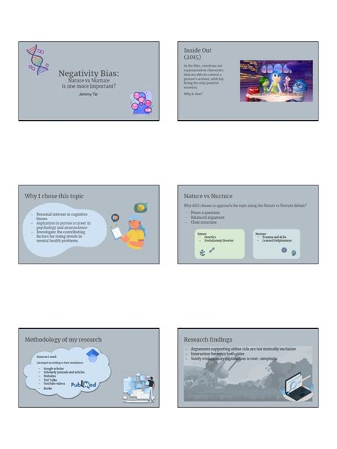 Epq Presentation Pdf Nature Versus Nurture Emotions