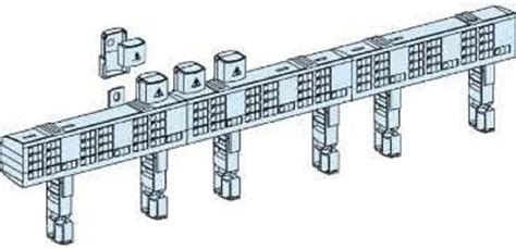 Schneider 04026 Multiclip Splitter Block 4p 200 A B 800 Mm Uk Diy And Tools