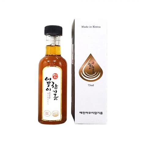 어무이 참기름 미니어쳐 75mlx2병 국산 위핑