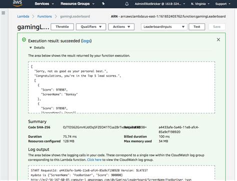 A Leaderboard Powered By Slashdb And Aws Lambda