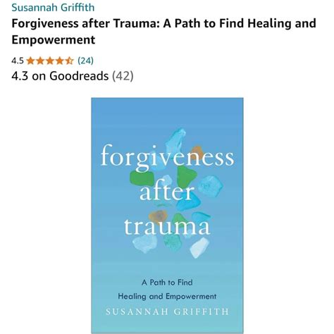 Book Review Forgiveness After Trauma By Susannah Griffith Divorce