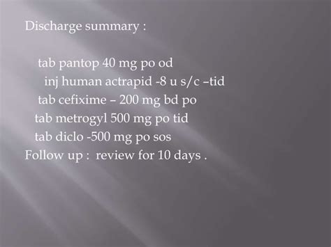 Case Presentation Onchronic Panceratitis Ppt