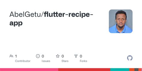 Github Abelgetuflutter Recipe App