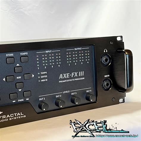 中古 Fractal Audio Systems「axe Fx3」 Excel Presetインストール版 Excelネットショップ