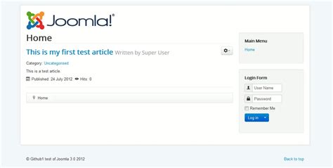 how to feature an article on your joomla 3 1 homepage inmotion hosting