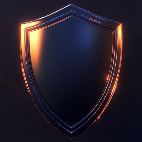 3d Shield Icon Protection And Security Logo Illustration Premium Ai Generated Image