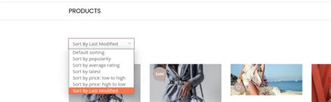 Wordpress Woocommerce How To Sort Products By Last Modified Date Stack Overflow
