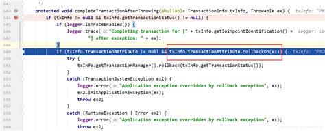 Spring中的transactional注解为什么要加rollbackfor Exceptionclass之源码解析 程序员小明
