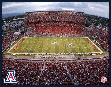 Arizona Wildcats Arizona Stadium Univ Of Arizona Arizona University