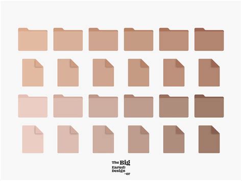 Aesthetic Nude Neutral Desktop Folder And Document Icons Etsy