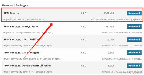 centos7下mysql 8 1 0 数据库下载及安装 centos下载mysql csdn博客