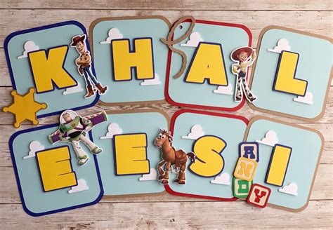 Toy Story Themed Name Banner Artofit