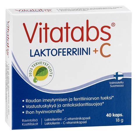 Lactoferrin Vitamin C 40 Caps Nordic Immunity Supplements