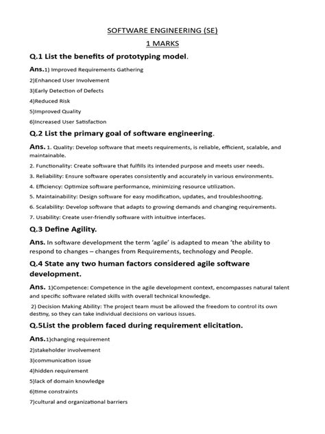 Software Engineering Imp Pdf