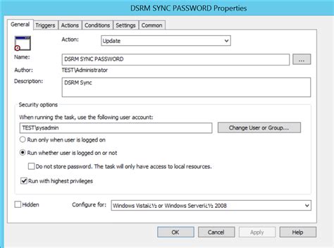 Make It Simple Systemadmin Automate DSRM Password Update