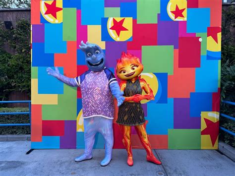 Meet And Greets Debut For Characters From ‘elemental And ‘luca At Pixar