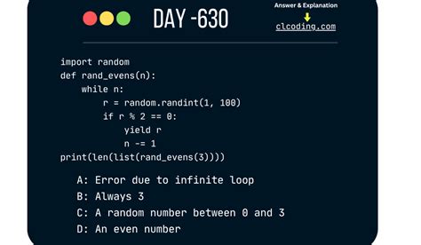 Python Coding Challenge Day 630 What Is The Output Of The Following
