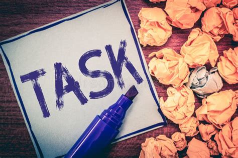 Writing Note Showing Task Business Photo Showcasing A Piece Of Work To