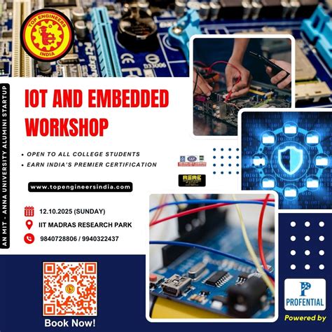 Iot And Embedded Workshop 2025 Top Engineers Workshop Chennai