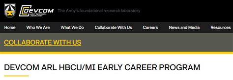 The Us Army Devcom Army Research Laboratory Seeks Unclassified