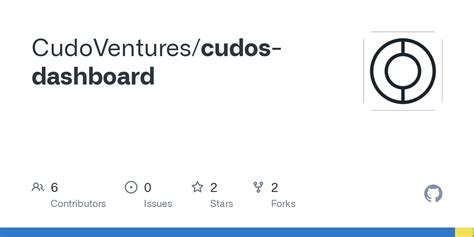github cudoventures cudos dashboard