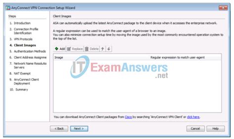 10 3 1 2 Lab Configure Anyconnect Remote Access Ssl Vpn Using Asa 5505 Asdm Answers