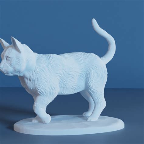 3d Printable Cat Statue Stl By Niranjay Renahan