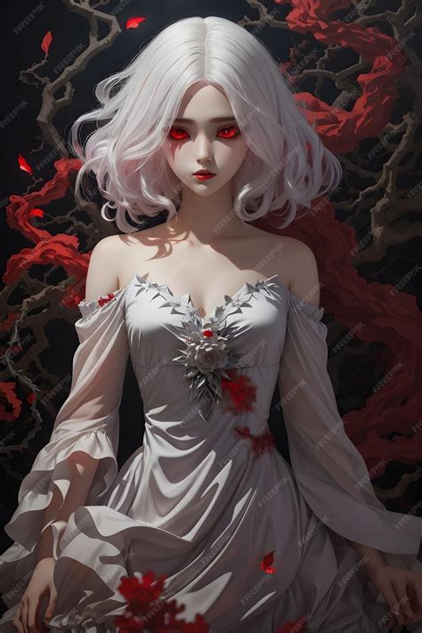 Premium Ai Image Creepy Anime Ghost Anime Girl Anime Portrait Cute