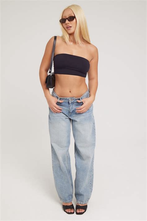 Landt Strapless Bralette Black Universal Store