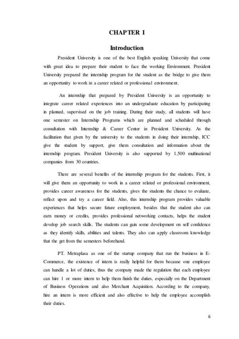 internship final report