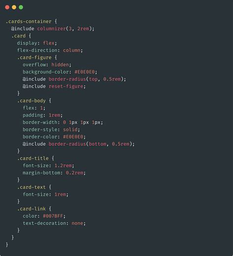 Creating A Beautiful Card Based Design Layout With Sass And Gerillass