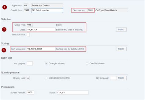 SAP Batch Determination