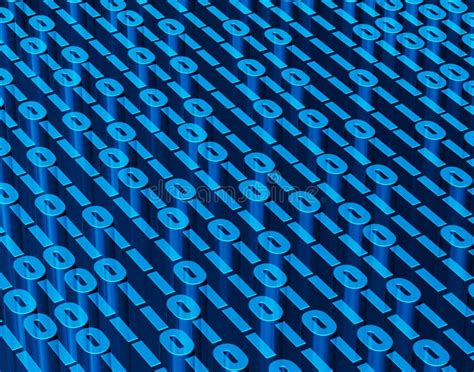 Binary Digital Code Abstract Background Stock Illustration Illustration Of Digital