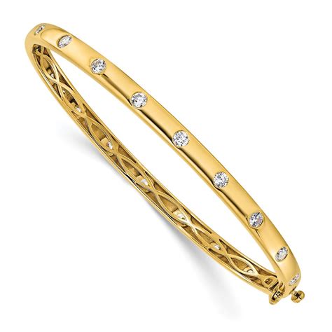 14k Yellow Gold 34 Ct Lab Grown Diamond Vssi G