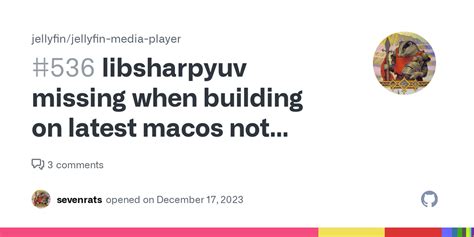 Libsharpyuv Missing When Building On Latest Macos Not Limited To Qt6