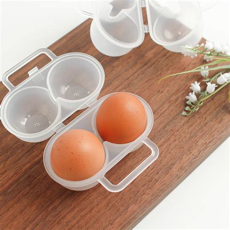 2구 휴대용 계란 보관함 달걀 케이스 정리함 에그홀더