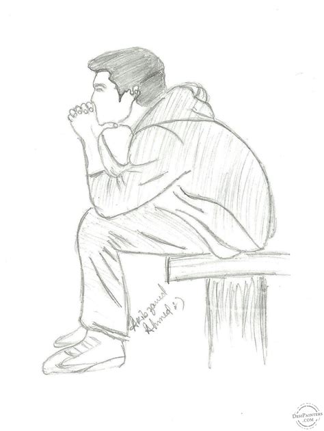Sad Pencil Drawing At Getdrawings Free Download