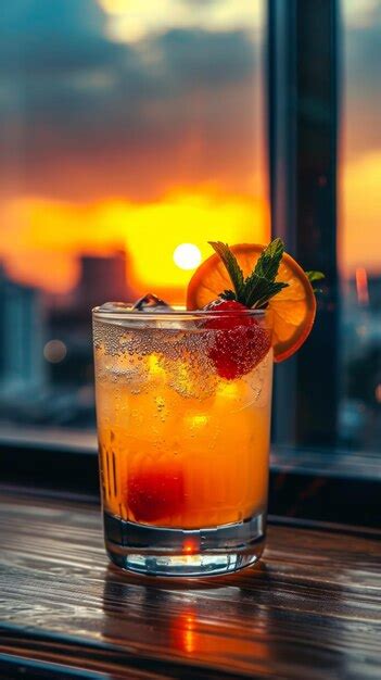 Premium Photo Cocktail Beverage Presentation Visual Photo Album Full Of Chilling Vibes And