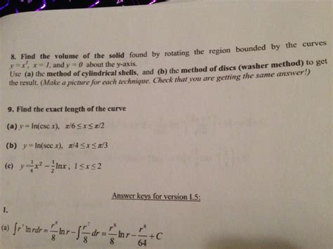 Solved PLEASE DO ONLY NUMBER FInd The Exact Length Of The Chegg Com