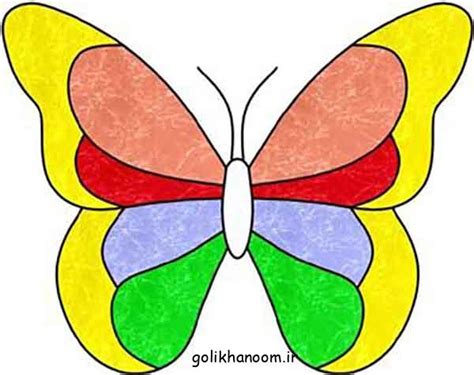 نقاشی پروانه کودکانه 2024؛ طرح های ساده و فانتزی بسیار رنگی و جذاب