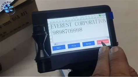 Handheld Inkjet Printer Model Type Batch Coding Machine At 20000 In Ahmedabad