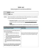 Lab Identifying Analyzing NetworkHost Intrusion Detection System NIDSHIDS Alerts Docx CIS