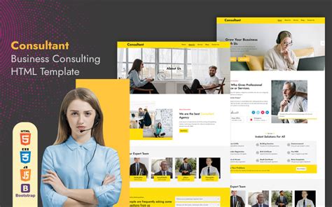 Consultant Business Consulting Html Template