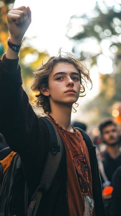 Free Protestor Raises Fist Image Protest Youth Determination Download At Stockcake
