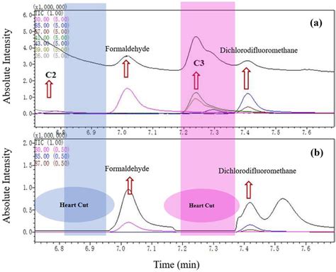 A Portion Of Chromatograms Of Standard Mixed Gases A Before Heart Download Scientific Diagram