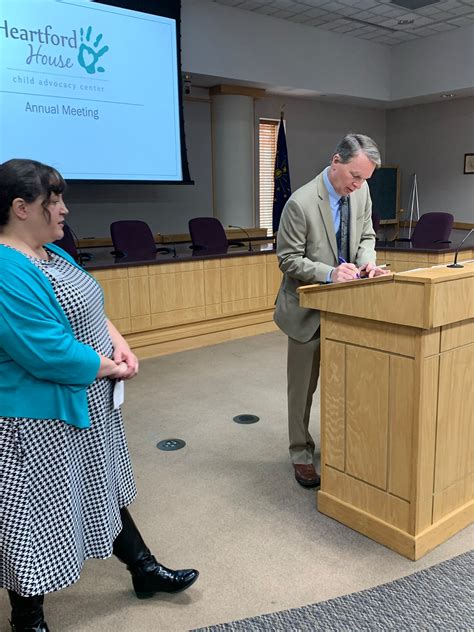 Tippecanoe County Prosecutor Safe Community Outreach At The Heartford House Annual Meeting An