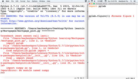 Macos Numpy Imported Successfully On Command Line But Not On IDLE Stack Overflow