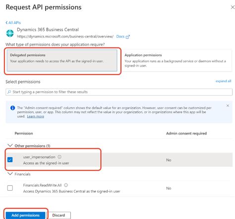 generating new client id and secret for microsoft dynamics 365 business