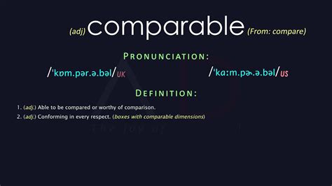 Define Comparator Word At Ladonna Teal Blog