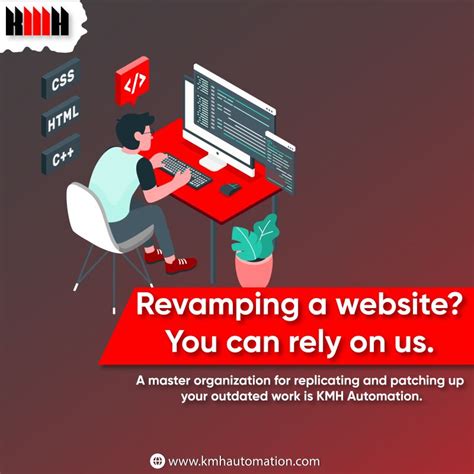 Website Kmhautomation Customized Development Revamping Kmh